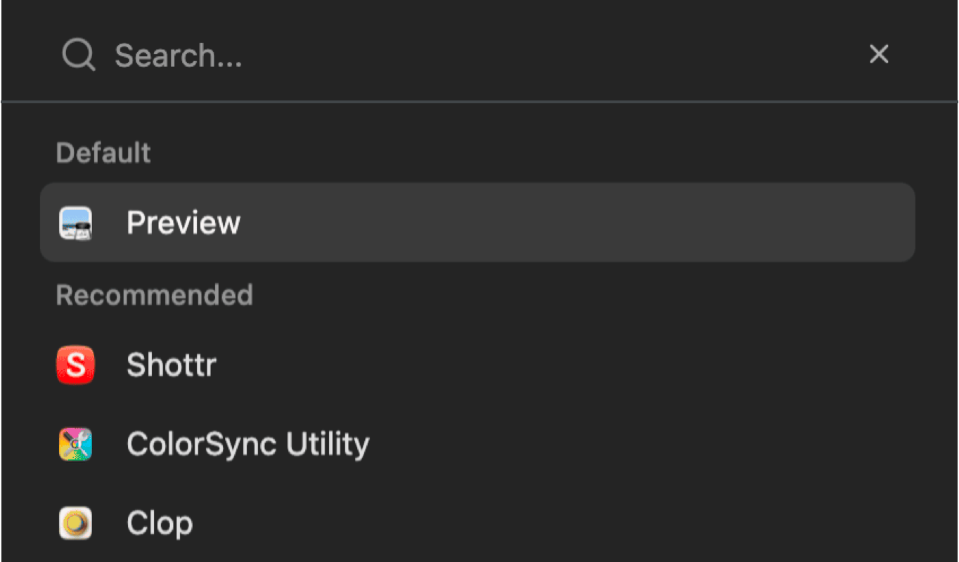 ClipBook 1.21: Open with...